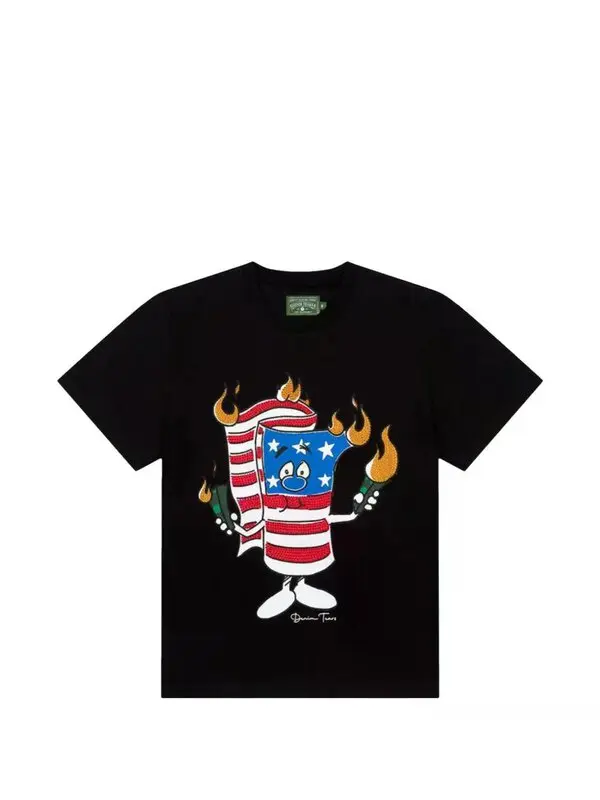 DENIM TEARS Firecracker T-shirt - Black
