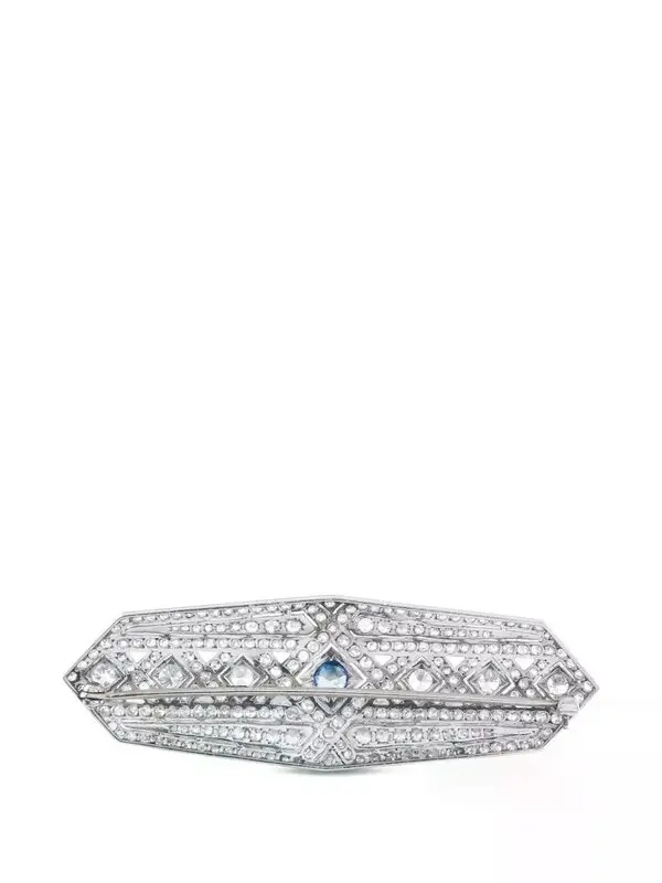 LB EXCLUSIVE Diamond And Sapphire Brooch
