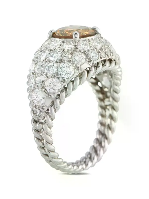 LB EXCLUSIVE Diamond And Platinum Ring