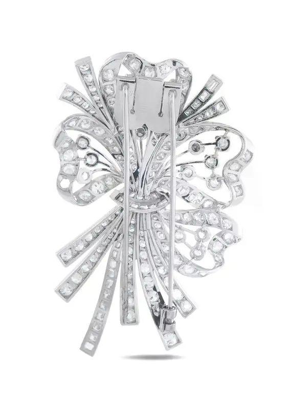 LB EXCLUSIVE Diamond Bow Brooch