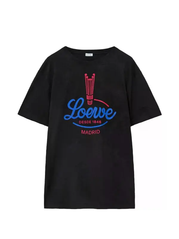 Loewe Graphic-print T-shirt - Onyx