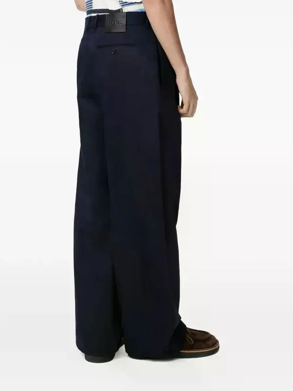 Loewe Wide-leg Trousers - Blue