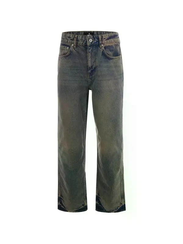 REPRESENT Distressed Straight Leg Jeans