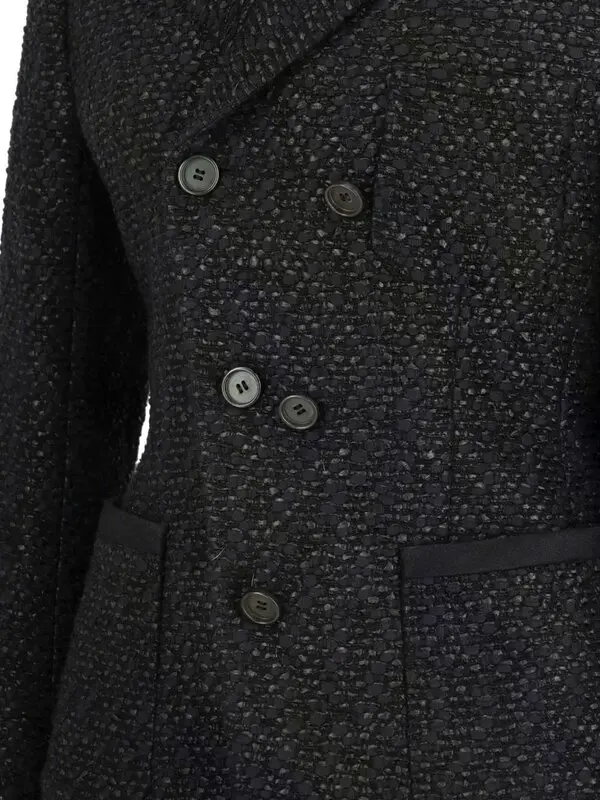 Balenciaga Double-breasted Tweed Jacket