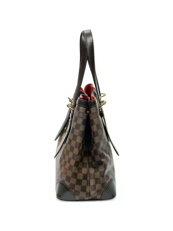 LOUIS VUITTON 2010 Mm Hampstead Checked-pattern Tote Bag