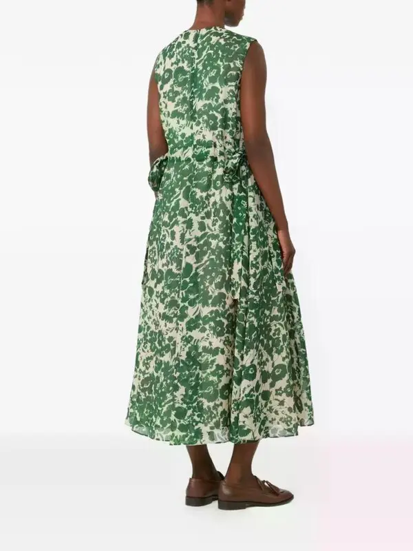 Max Mara Floral-pattern Midi Dress
