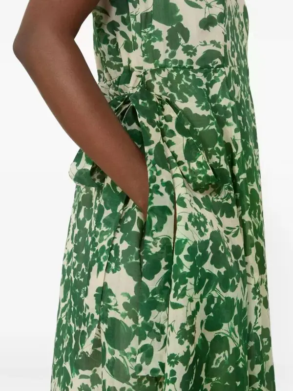 Max Mara Floral-pattern Midi Dress