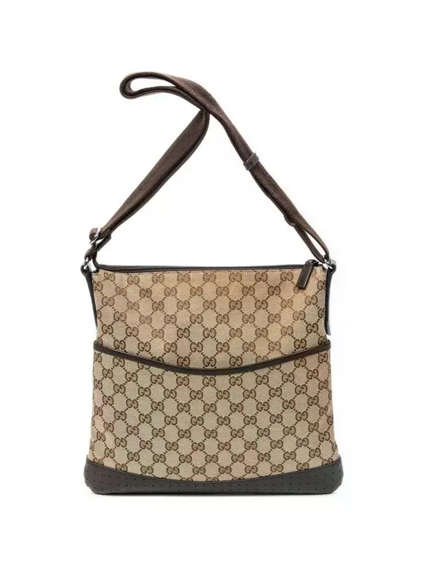 Gucci Monogram-pattern Messenger Bag