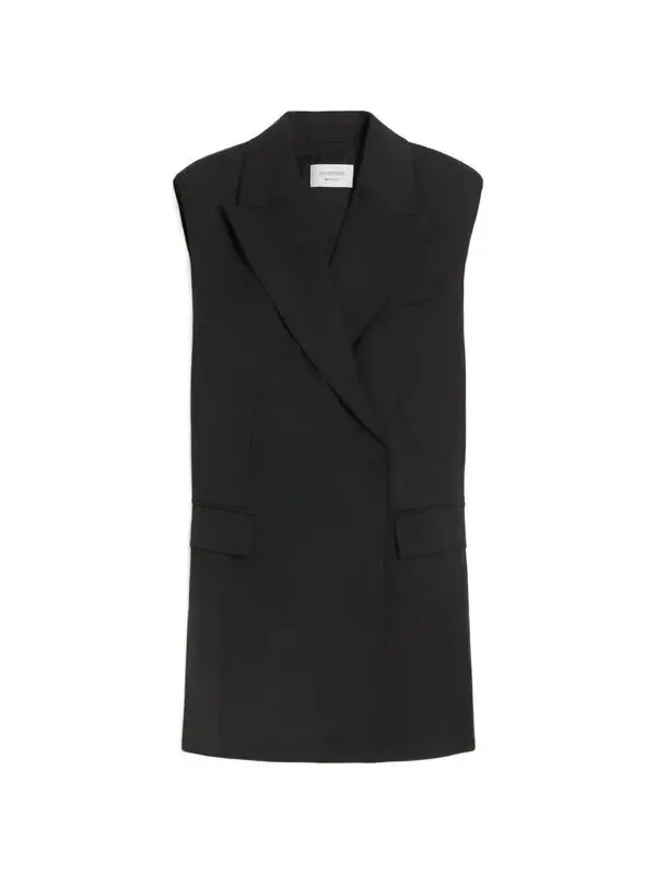 Max Mara Sleeveless Wool Coat