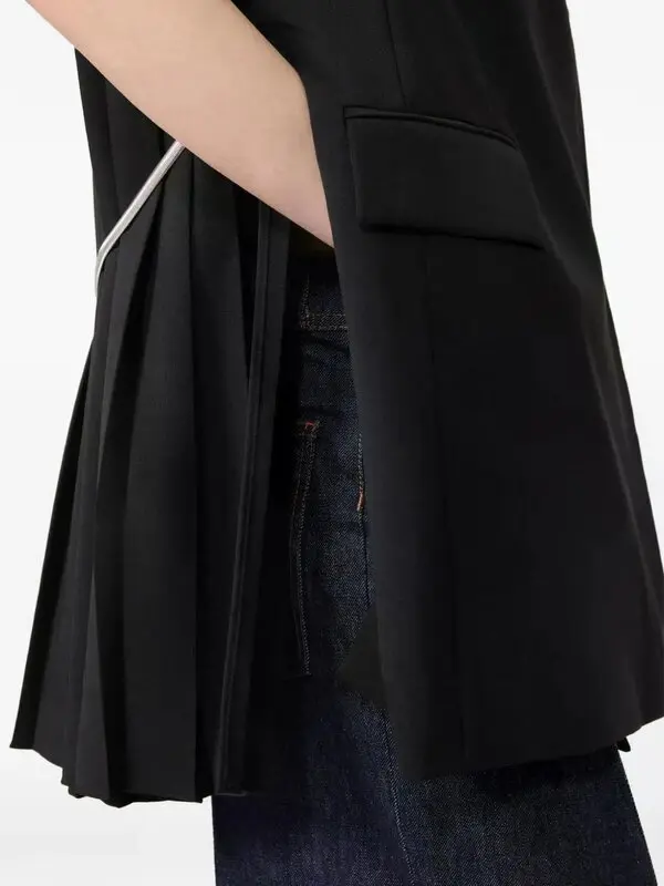 Max Mara Sleeveless Wool Coat