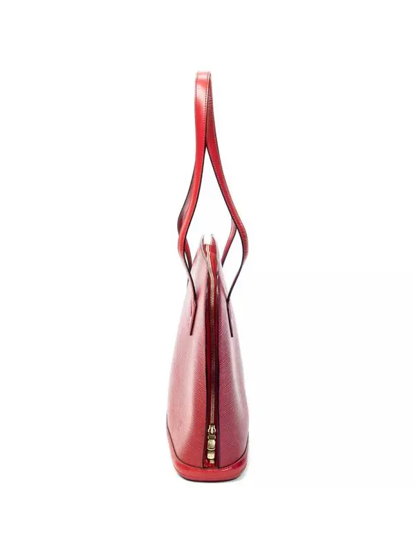 LOUIS VUITTON Lussac Textured Shoulder Bag - Red