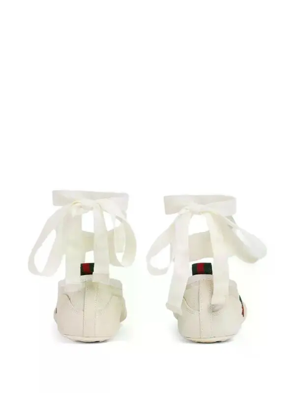 Gucci Shift Ballerinas - White