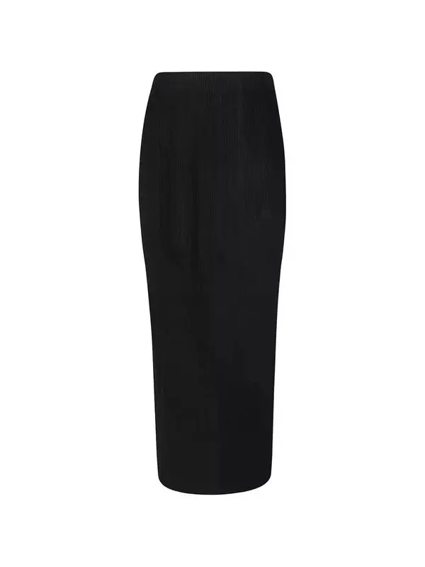 IRO PARIS Ribbed Slit Midi Skirt