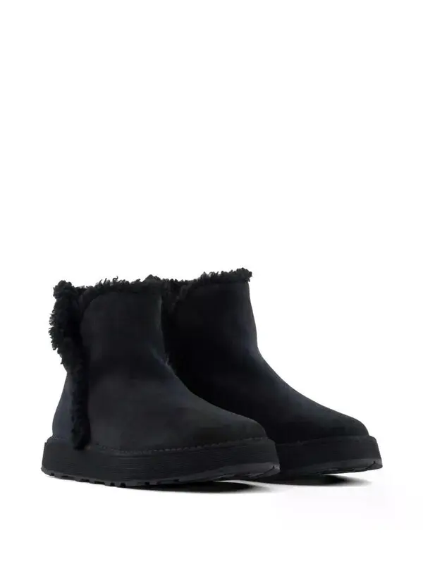 Giorgio Armani Suede Ankle Boots