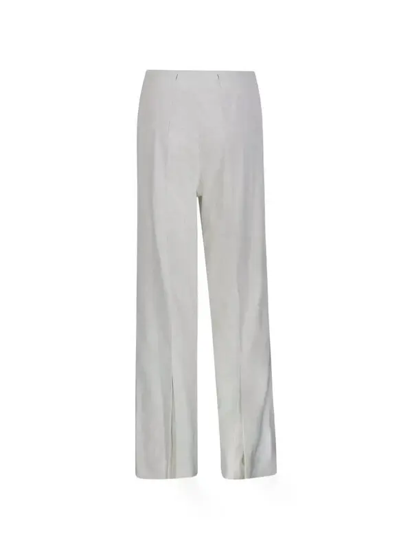 SANDBEIGE Side-pockets Trousers
