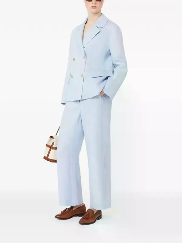 Max Mara Drawstring Trousers - Blue