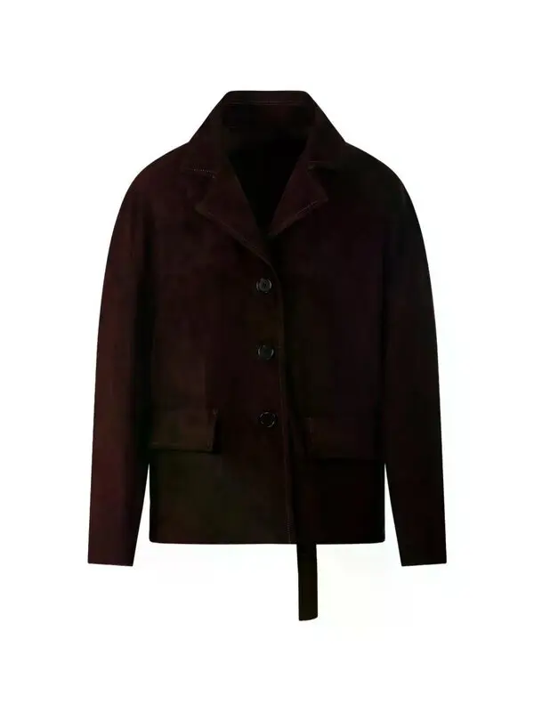 SALVATORE SANTORO Buttoned Suede Jacket