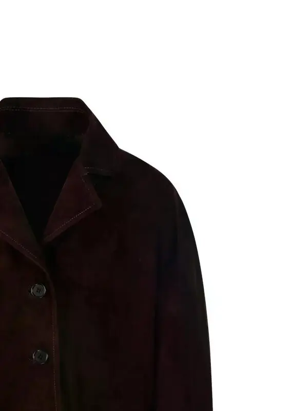 SALVATORE SANTORO Buttoned Suede Jacket
