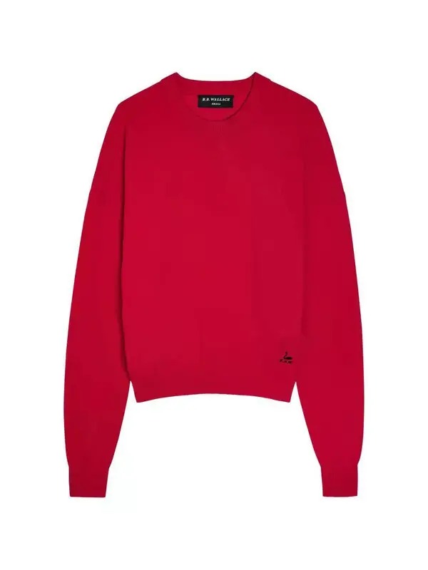 B.B. WALACE Crew-neck Sweater - Red