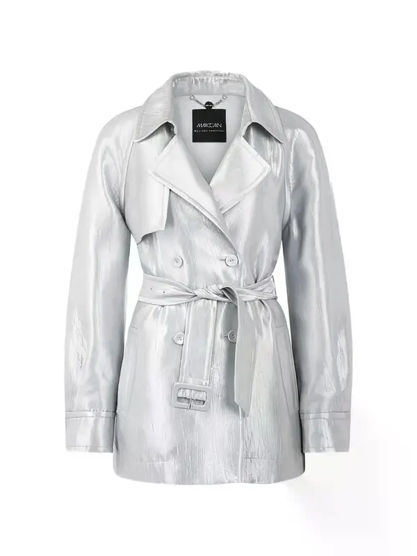 MARCCAIN Serene Hues Belt Jacket - Silver