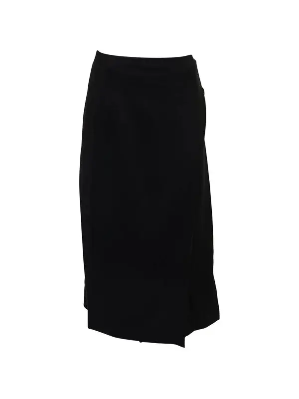 Theory Pleated Wrap Midi Skirt