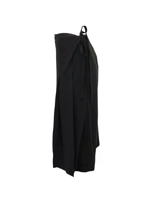 Theory Pleated Wrap Midi Skirt