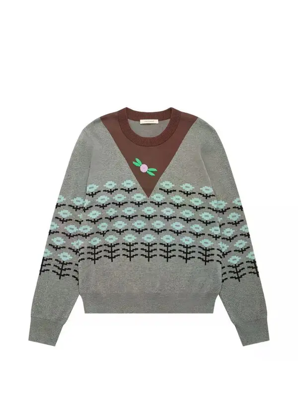 CRAIG GREEN Pixel Flower Sweater