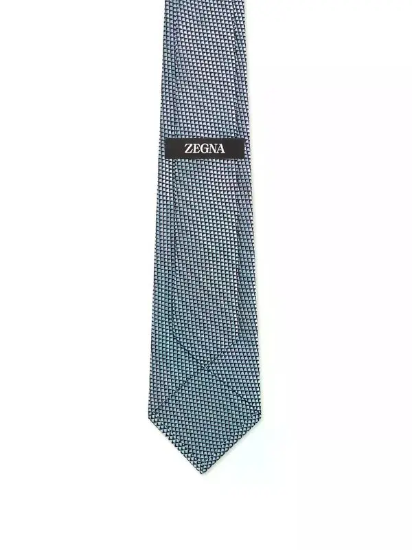 Zegna Patterned Silk Tie