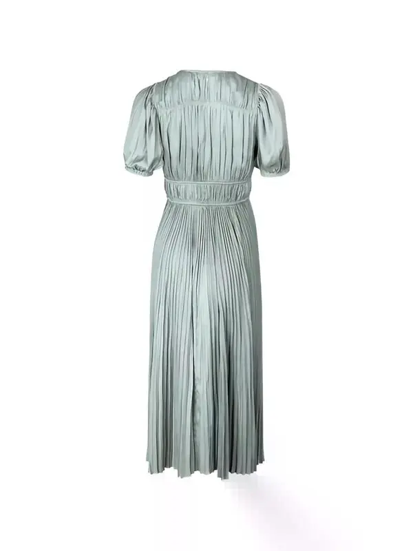 Ulla Johnson Audra Pleated Dress - Green