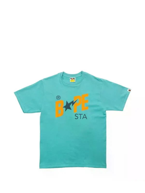 A BATHING APE Crew-neck Logo-print T-shirt