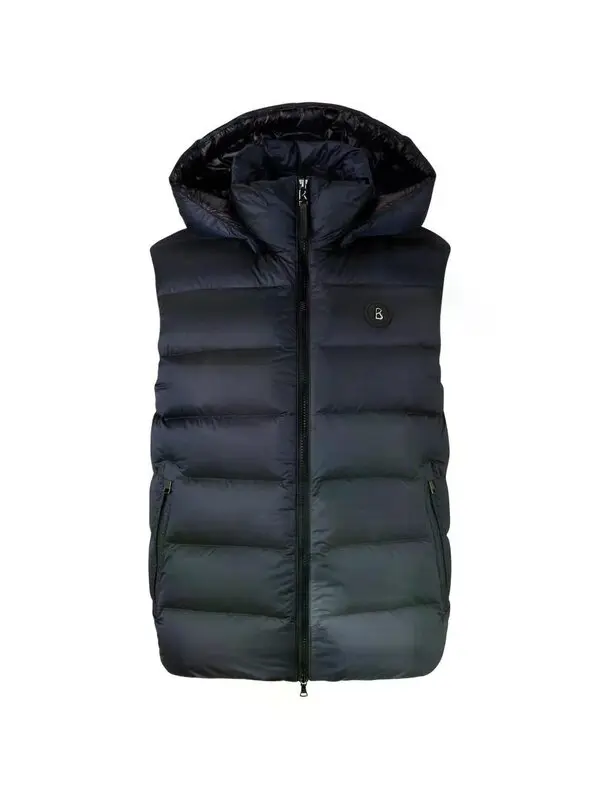 Bogner Padded Hooded Gilet - Blue