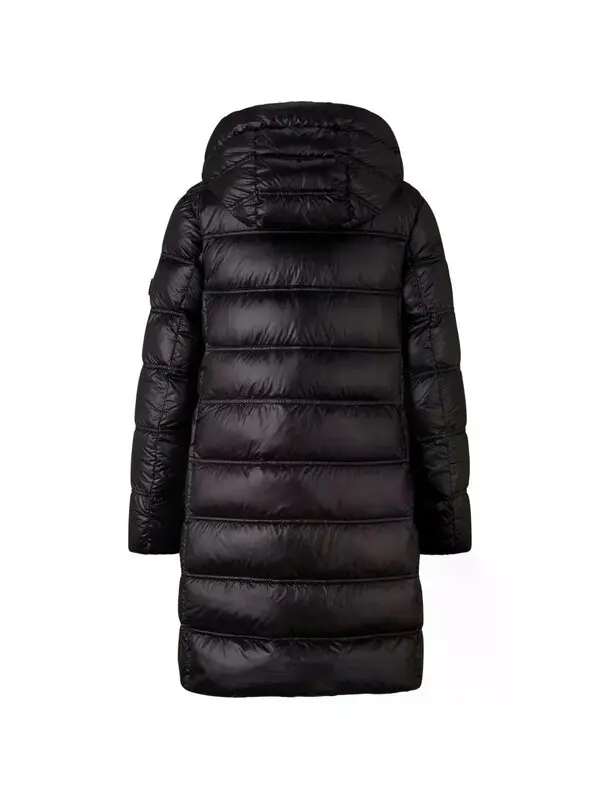 Bogner Lynn Detachable Hood Quilted Coat - Black