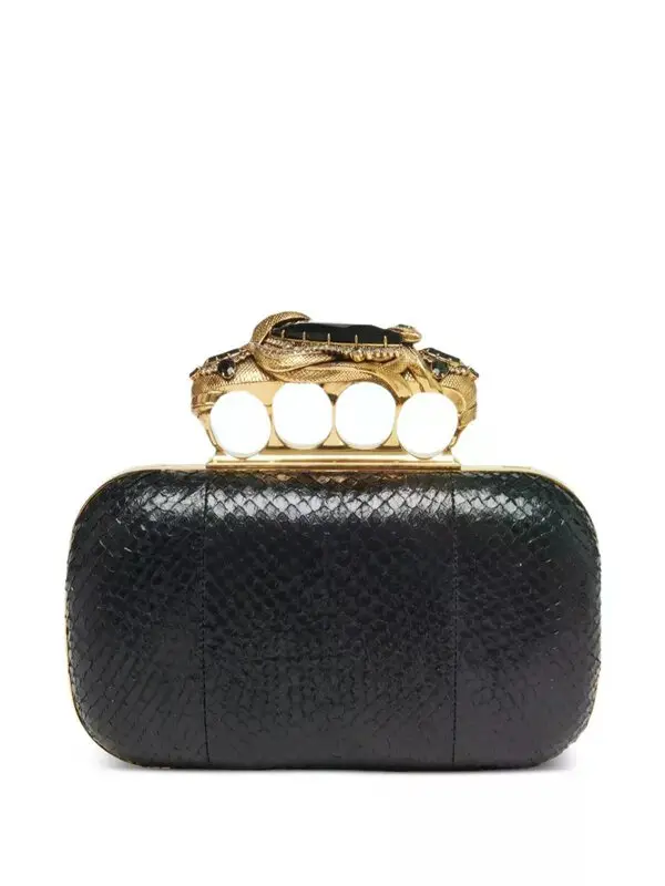 Alexander McQueen Snake Four-ring Clutch