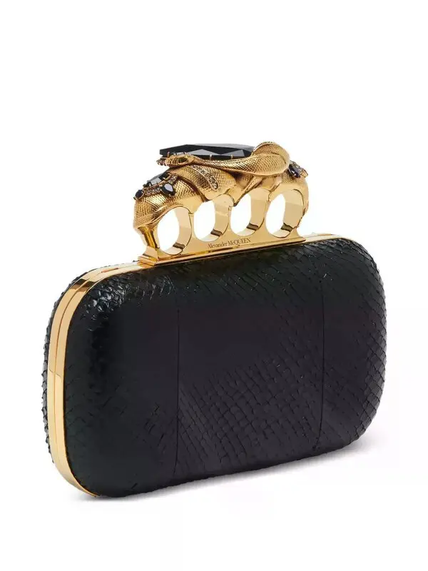 Alexander McQueen Snake Four-ring Clutch