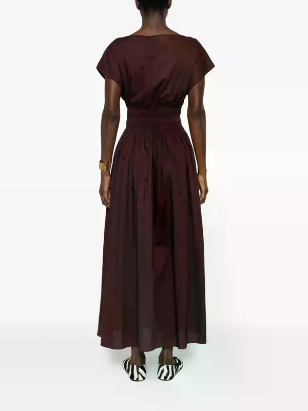 Matteau Shirred-panel Maxi Dress