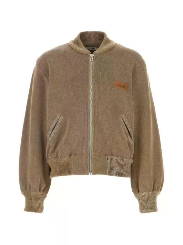 MAGLIANO Cotton Blend Bomber Jacket - Neutrals