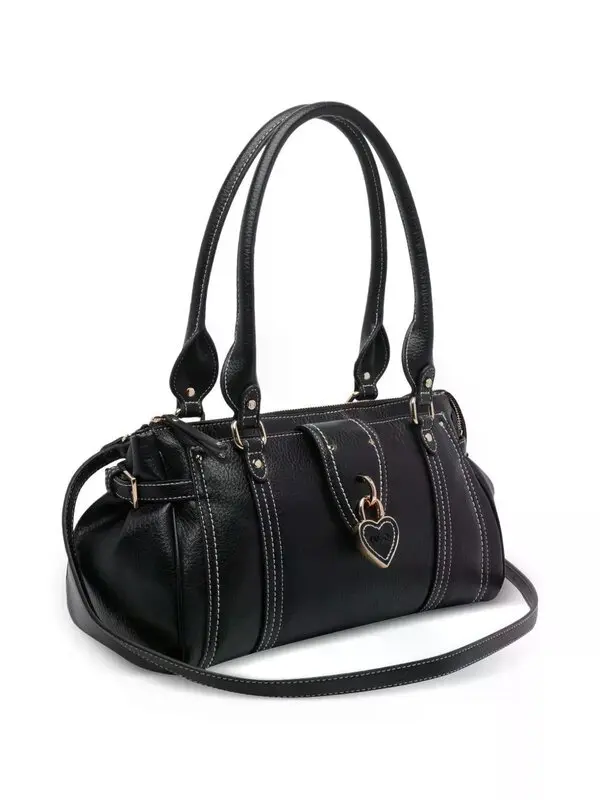 Liu Jo Heart Charm Shoulder Bag - Black