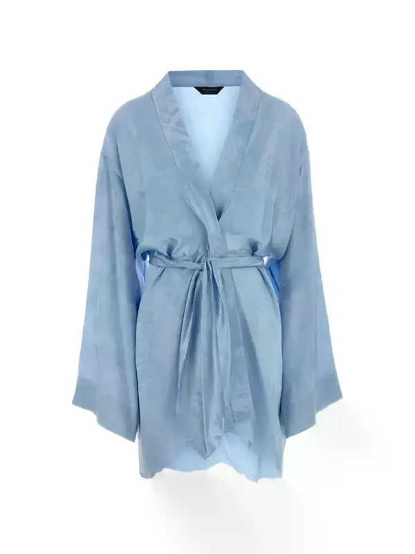 Balenciaga Belted Robe - Blue