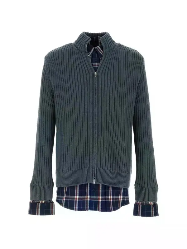 Balenciaga Zip-fastening Ribbed Cardigan