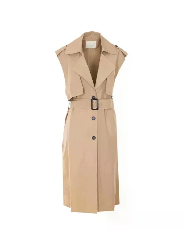 TWINSET Belted Midi Dress