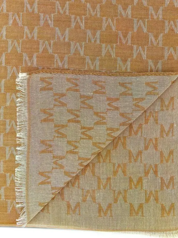 Max Mara Monogram-pattern Stole