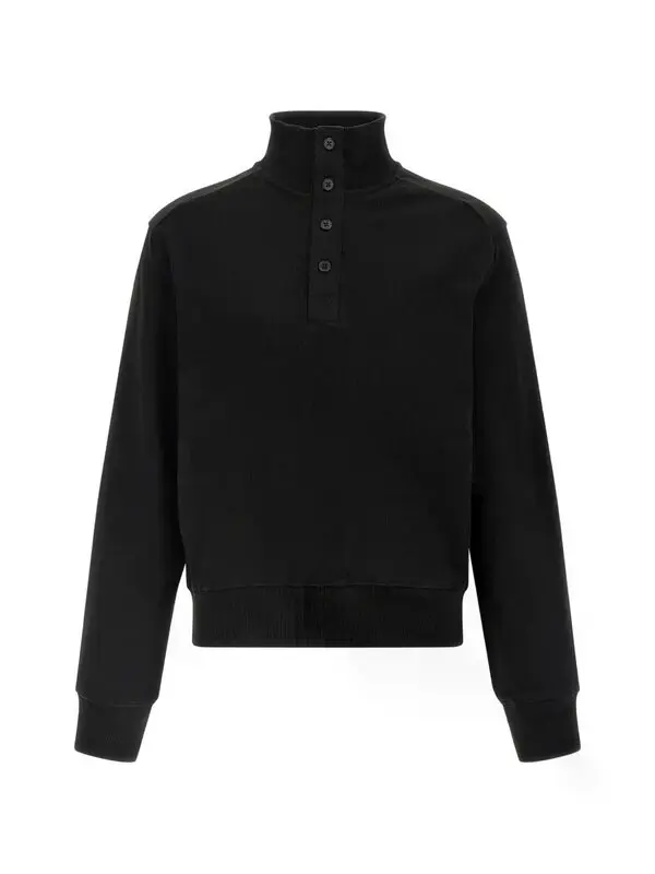 ENTIRE STUDIOS High-neck Buttoned Sweatshirt