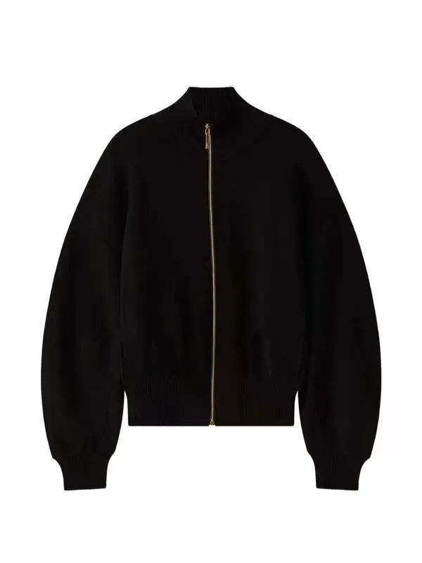 JOSEPH Sable Milano Balloon Sleeve Zip Jacket