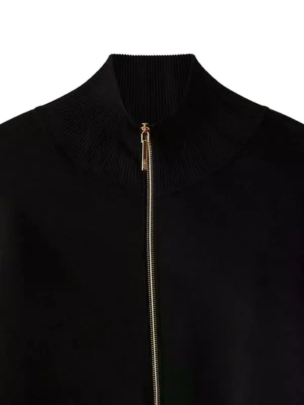 JOSEPH Sable Milano Balloon Sleeve Zip Jacket