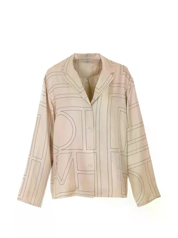 TOTEME Monogram Silk Shirt