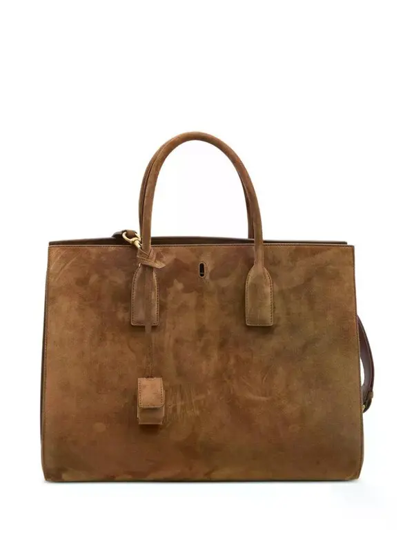 Saint Laurent Small Sac De Jour Suede Tote