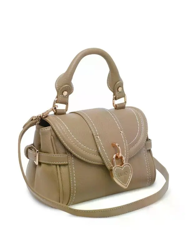 Liu Jo Top Handle Clutch With Heart Pendant