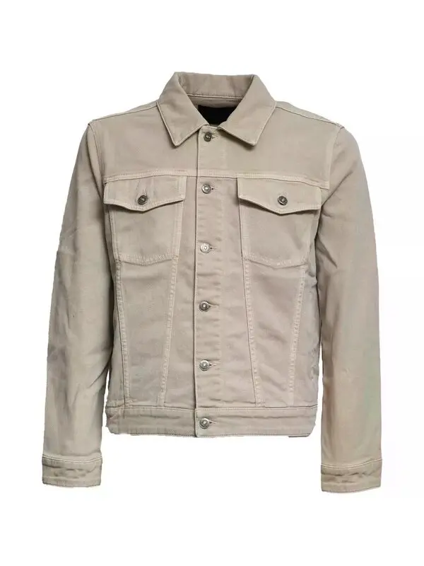 DONDUP Buttoned Flap-pocket Denim Jacket