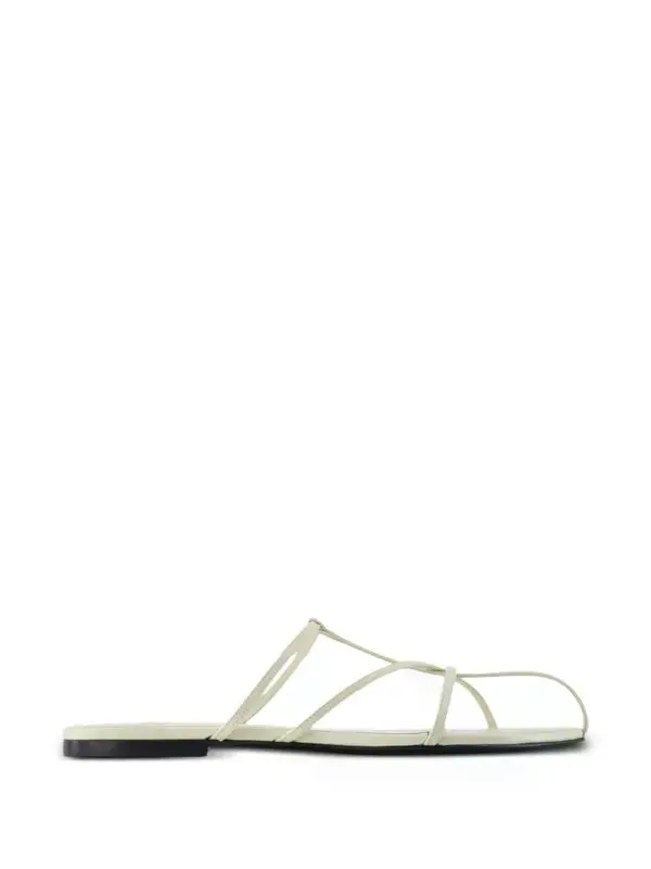 JIL SANDER Smooth Leather Sandals - Neutrals