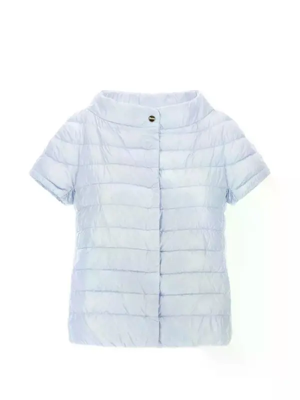 Herno Greta Short-sleeve Cape - Blue